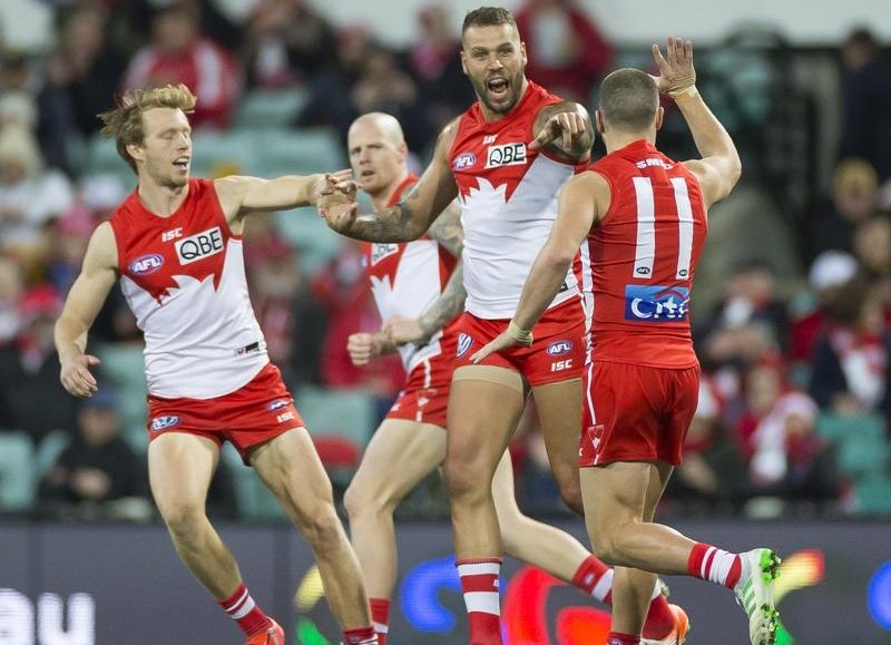 Franklin hurts hamstring in Swans' AFL win | Sports News Australia